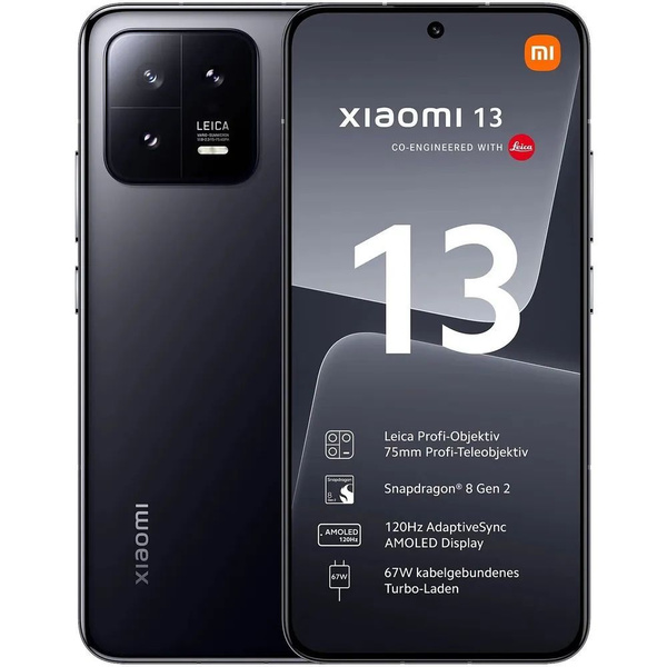 Смартфон Xm 13 5G-a 512 ГБ 12 ГБ Черный 6.36 OLED/AMOLED Xm 13 5G-a ...