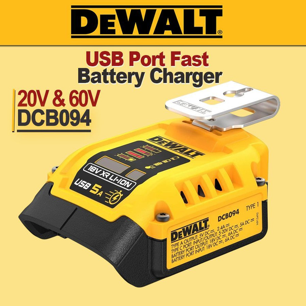 DEWALT DCB094 Универсальное литиевое зарядное устройство, 20 В/60 В ...