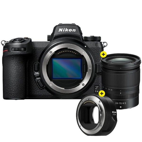 фотоаппарат Nikon Z6 II Kit Nikkor Z 24-70mm f/4S Black + FTZ II ...