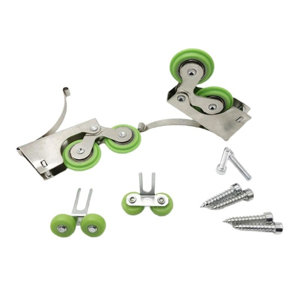 Утолщенный бесшумный нейлоновый шкив раздвижной двери шкафа-купе-A012 купить на OZON по низкой ...