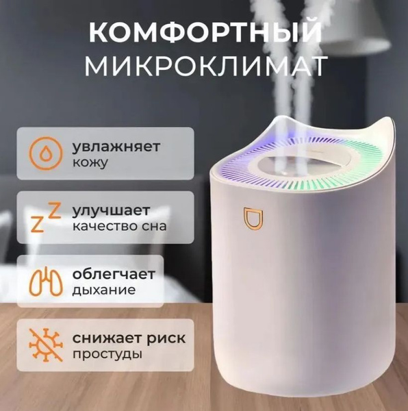 Увлажнитель воздуха humidifier_JULIBKBCIPDWOO, белый купить на OZON по ...