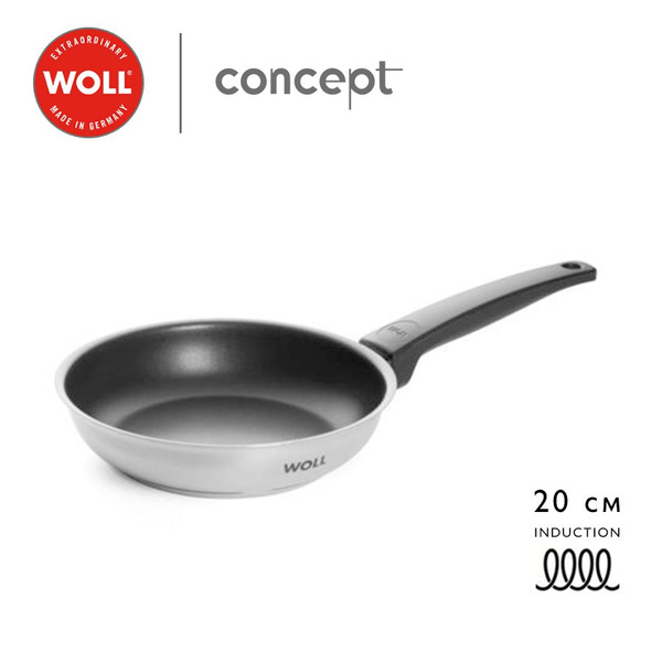 Сковорода WOLL 20 см Германия Concept для индукционных плит антипригарное покрытие ILAG Ultimate ...