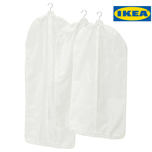 IKEA Чехол для одежды sarah fager, 135 см х 60, 3 шт купить на OZON по ...