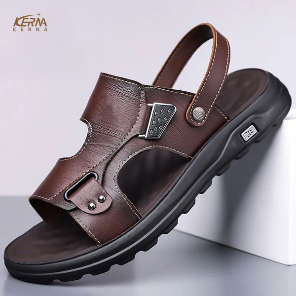 Сандалии Мужской KERNA, размер 40 Полиэфирное волокно Открытый нос D Лето Россия Липучки купить ...