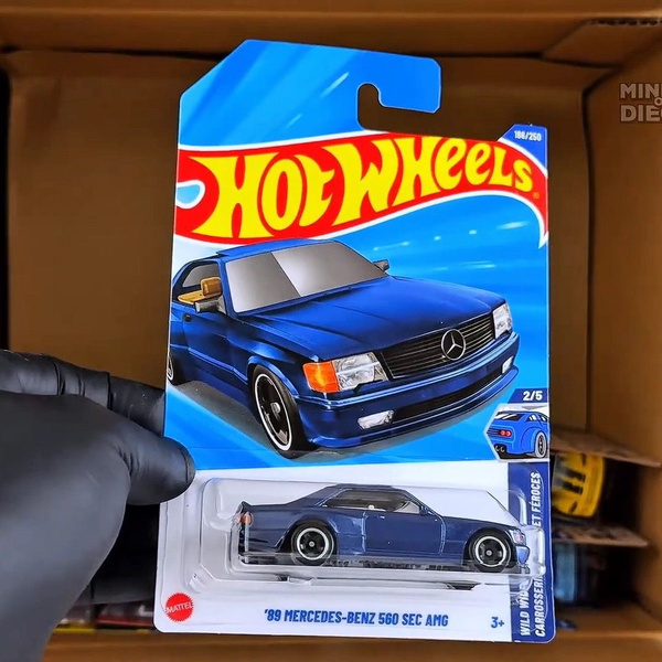 Машинка Hot wheels 2025 89 Mercedes-Benz 560 Sec AMG купить на OZON по ...