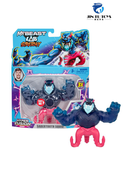 Moose MrBeast Lab Hyper Fusion Sabertooth Squid / Набор игрушек ...