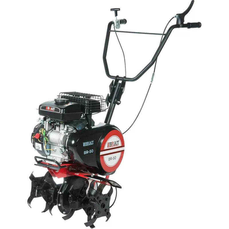Мотокультиватор бензиновый BRAIT BR-50 (3,5 л. с. 1 скорость вперед, ширина 430 мм, глубина 230 ...