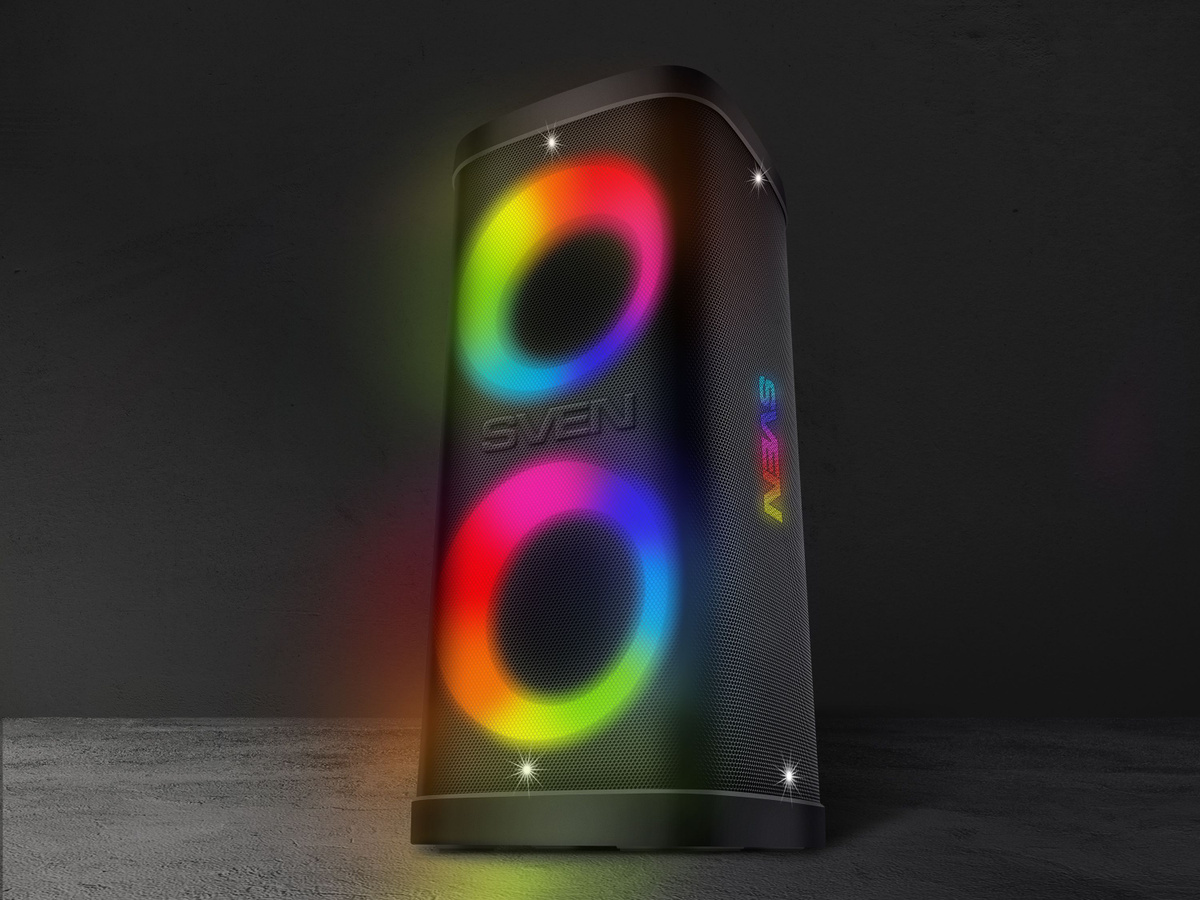 SVEN PS-950 Портативная беспроводная bluetooth колонка / Переносная музыкальная акустика с ...