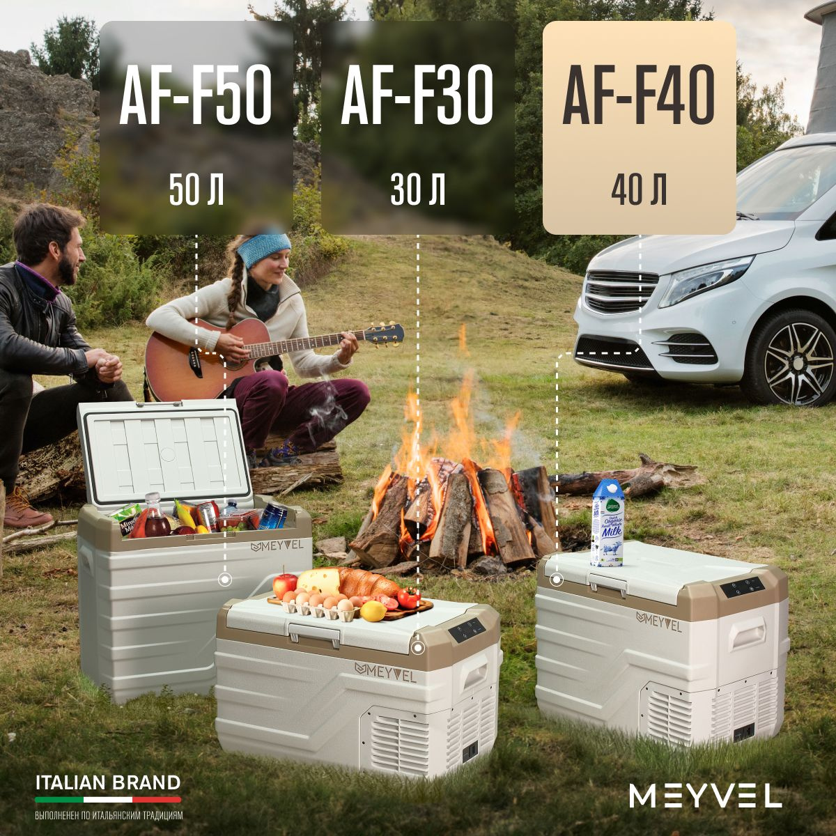 Автохолодильник компрессорный Meyvel AF-F40/ Автохолодильник 12в 24в на ...