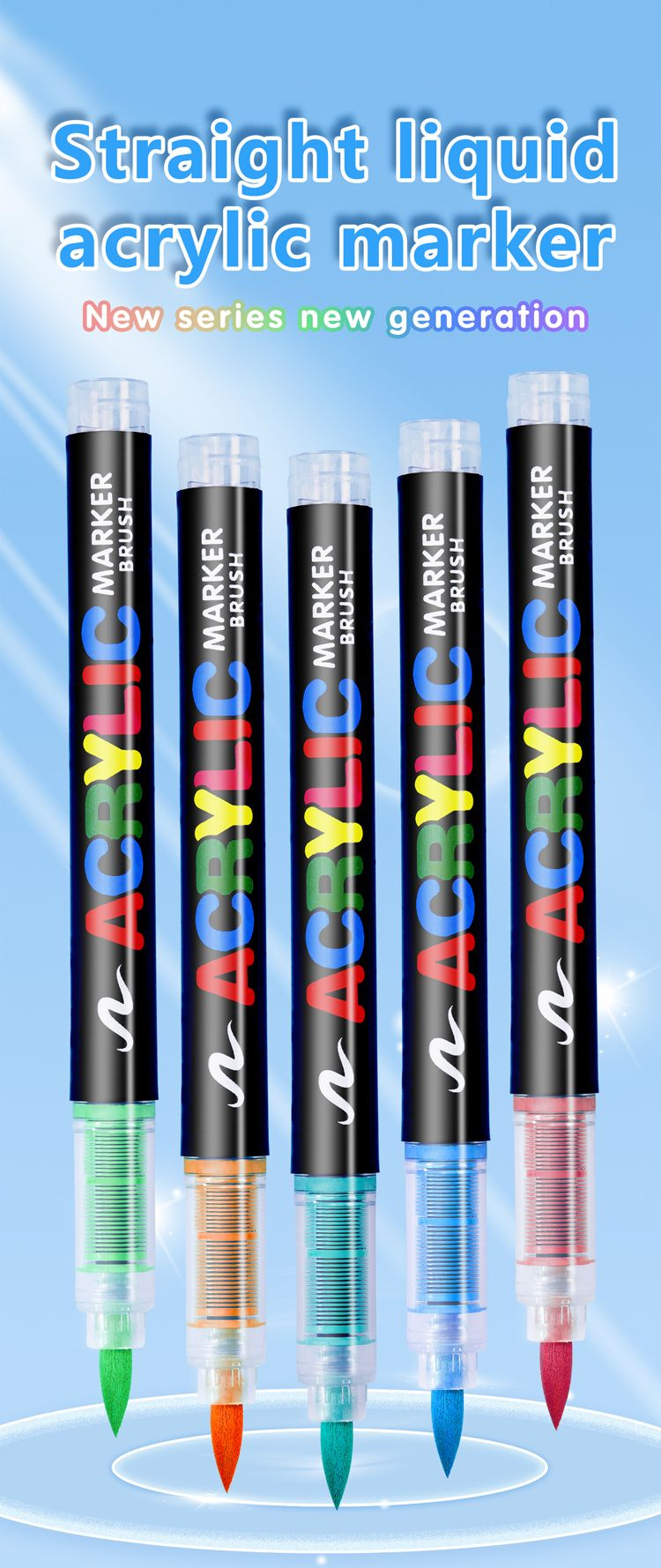 GuangNa Маркер Акриловый, 168 шт. купить на OZON по низкой цене ...