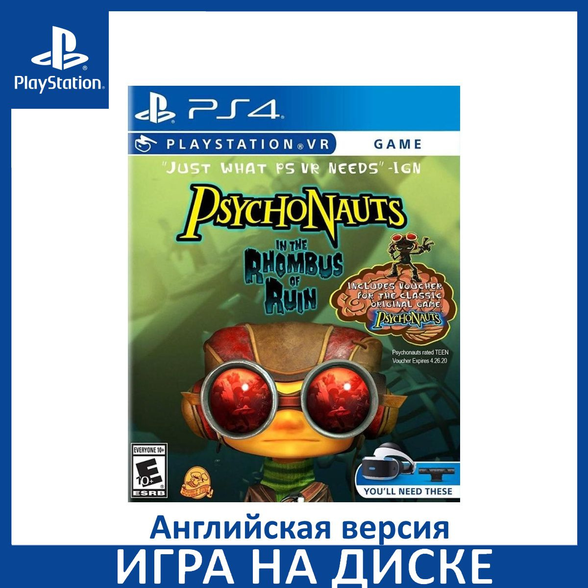 Игра Psychonauts In The Rhombus of Ruin (Только для PS VR) PS4 Диск на ...