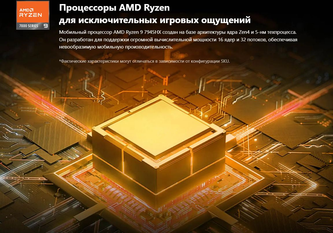 Игровой ноутбук MSI, 16, Crosshair серия, AMD Ryzen 9 7945HX, 64 ГБ ...