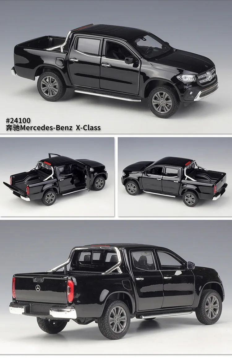 1:27 Mercedes Benz X-Class Car Classic Pickup Truck Model Toy Car ...