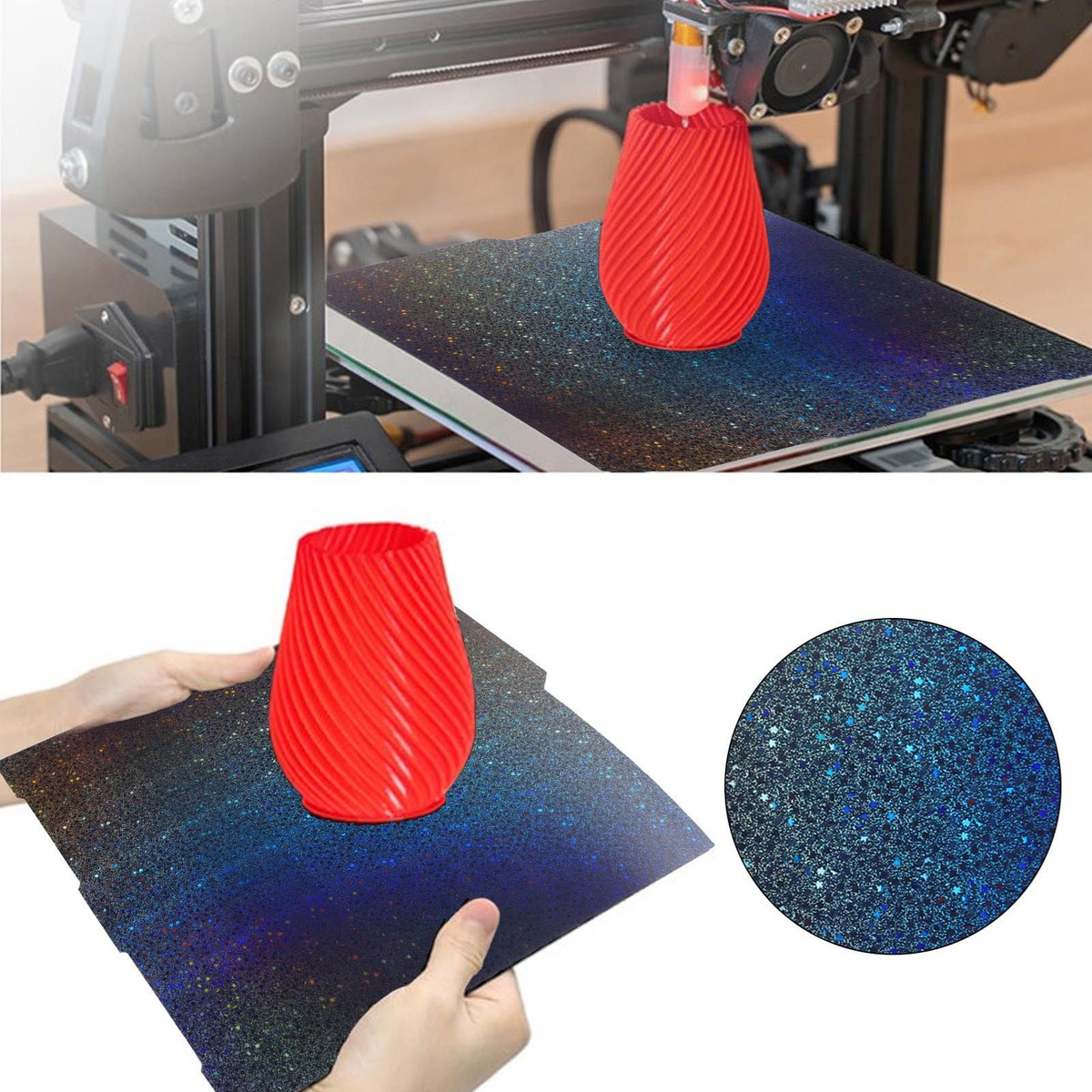 Платформа для печати 3D-принтера Пластина PEI/PEY 190*190мм Prusa ...