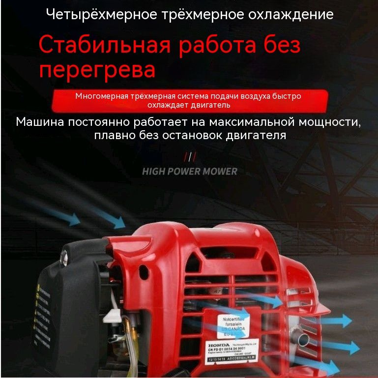 Двигатель GX50 4-тактный бензиновый для косилки купить на OZON по ...