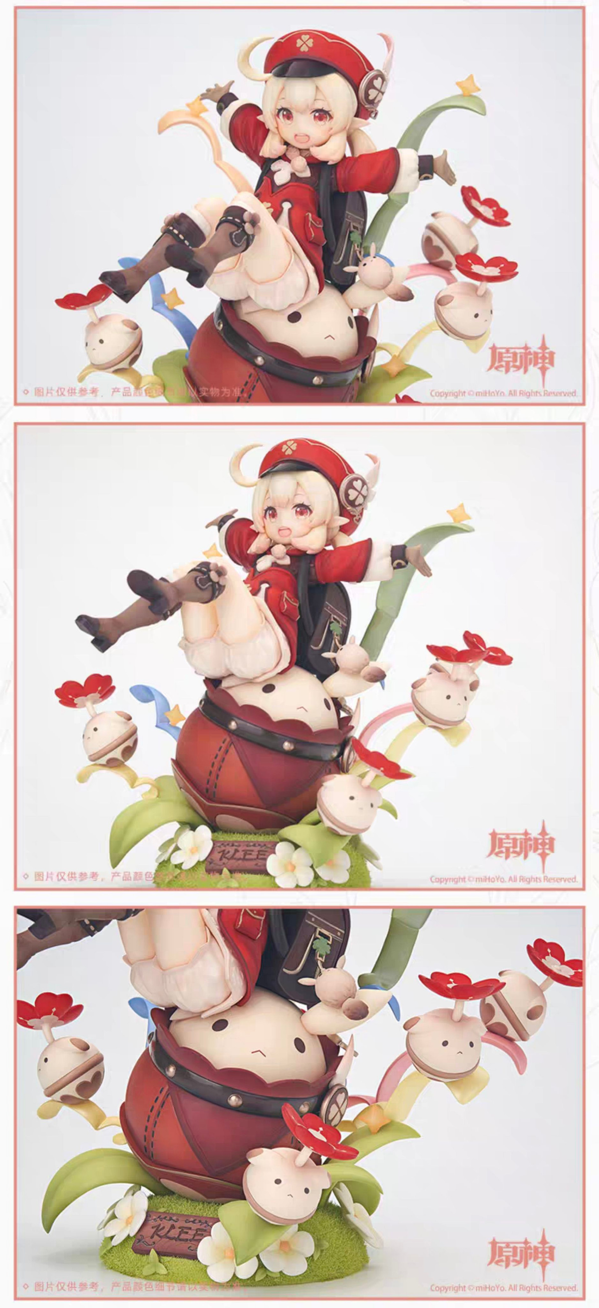 Genshin Impact Klee - Spark Knight Ver. 1/7 Scale Figure Аниме фигурка ...