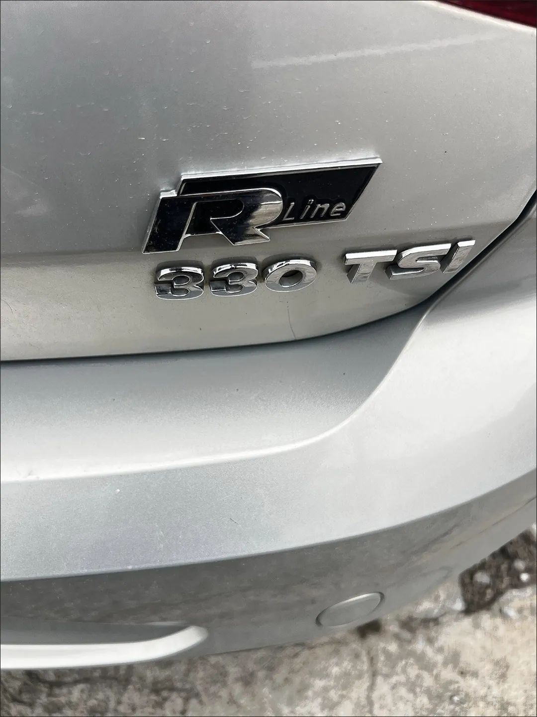 Надпись (эмблема, шильдик Volkswagen R line для на крыло/Крышка ...