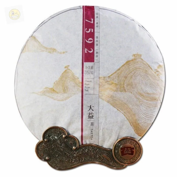 Шу Пуэр Ци Цзы Бин "7592", Да И, 2014 Г. (китайский Чай, Прессованный ...