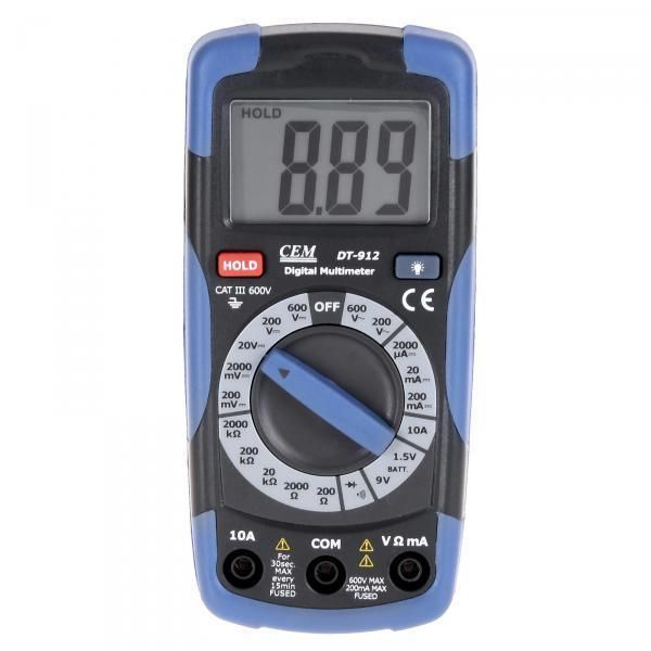 DT-912 Мультиметр цифровой купить на OZON по низкой цене (1557445190)