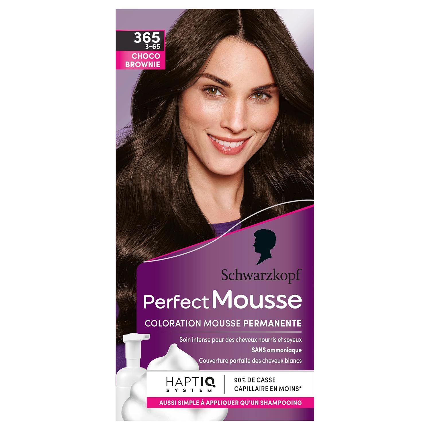 Perfect Mousse Краска для волос стойкая, 365 Темный шоколад, 35мл ...