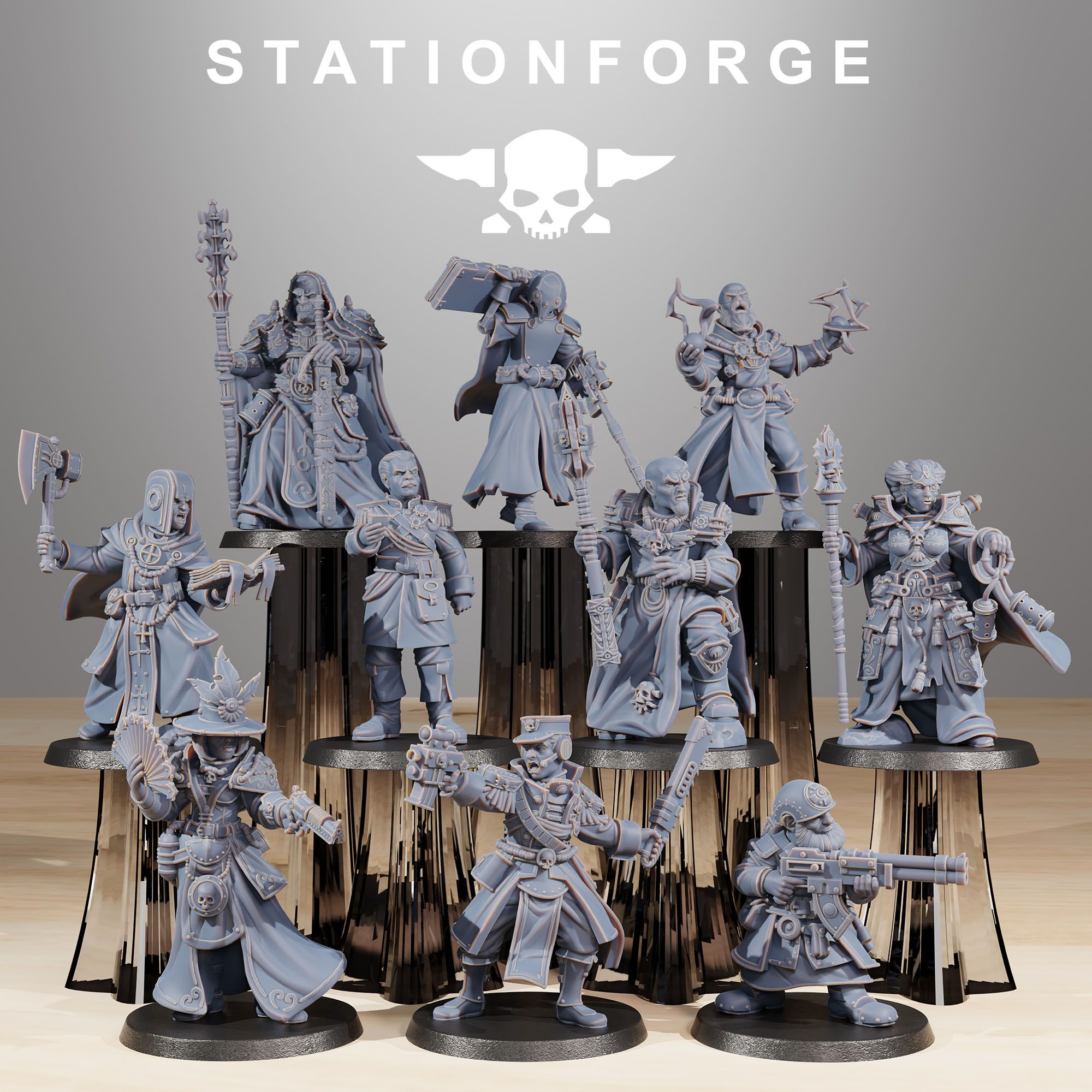 Набор миниатюр Warhammer 40000. Adeptus Administratum. Адептус ...