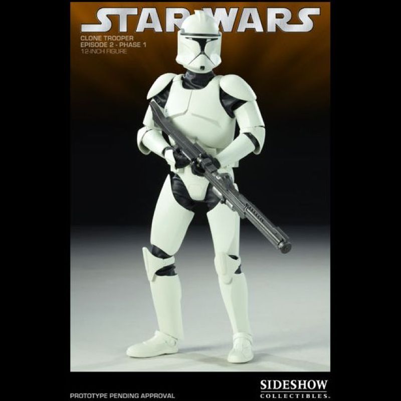 Фигурка Sideshow Collectibles Star Wars Republic Clone Trooper Phase 1 ...