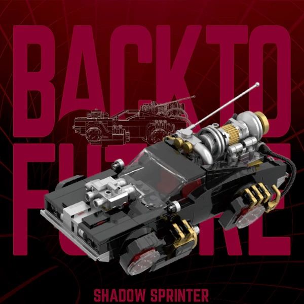 PowerBlock PB8801 Back To Future: Shadow Sprinter 8-Wide 1:32 Scale Car ...