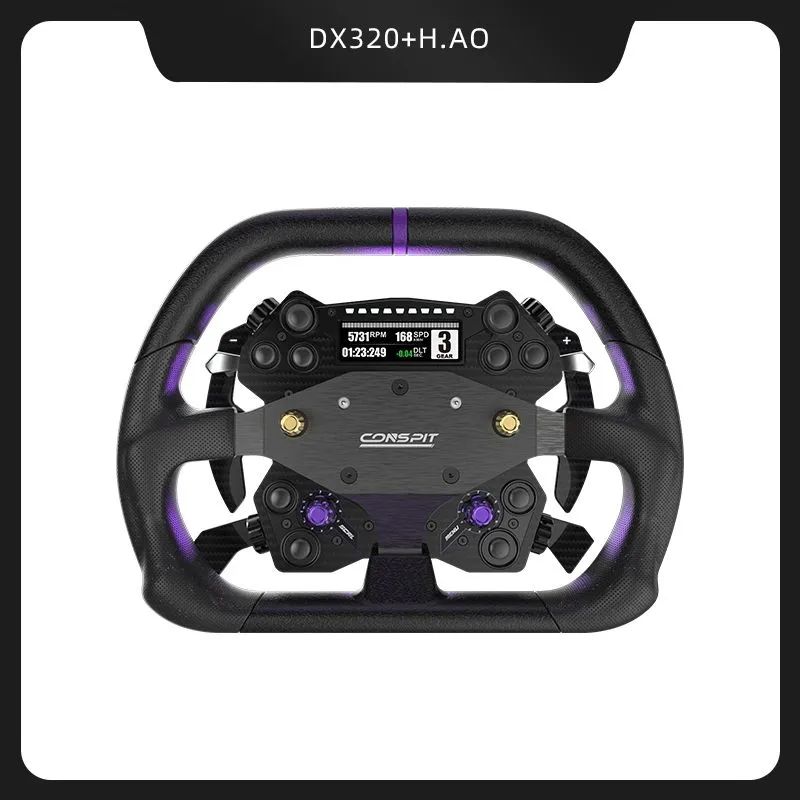 Рулевое колесо CONSPIT DX320+H.AO Hub Full Carbon Fibre Analogue Racing ...