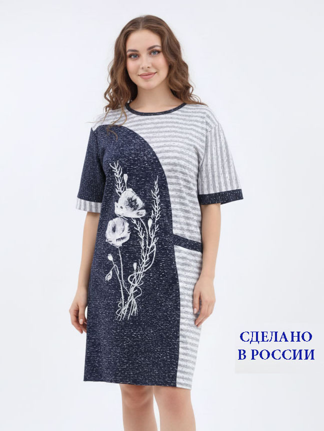 Туника VG CLOTHES, женская, для женщин, 56 размер, хлопок, хлопковая ...