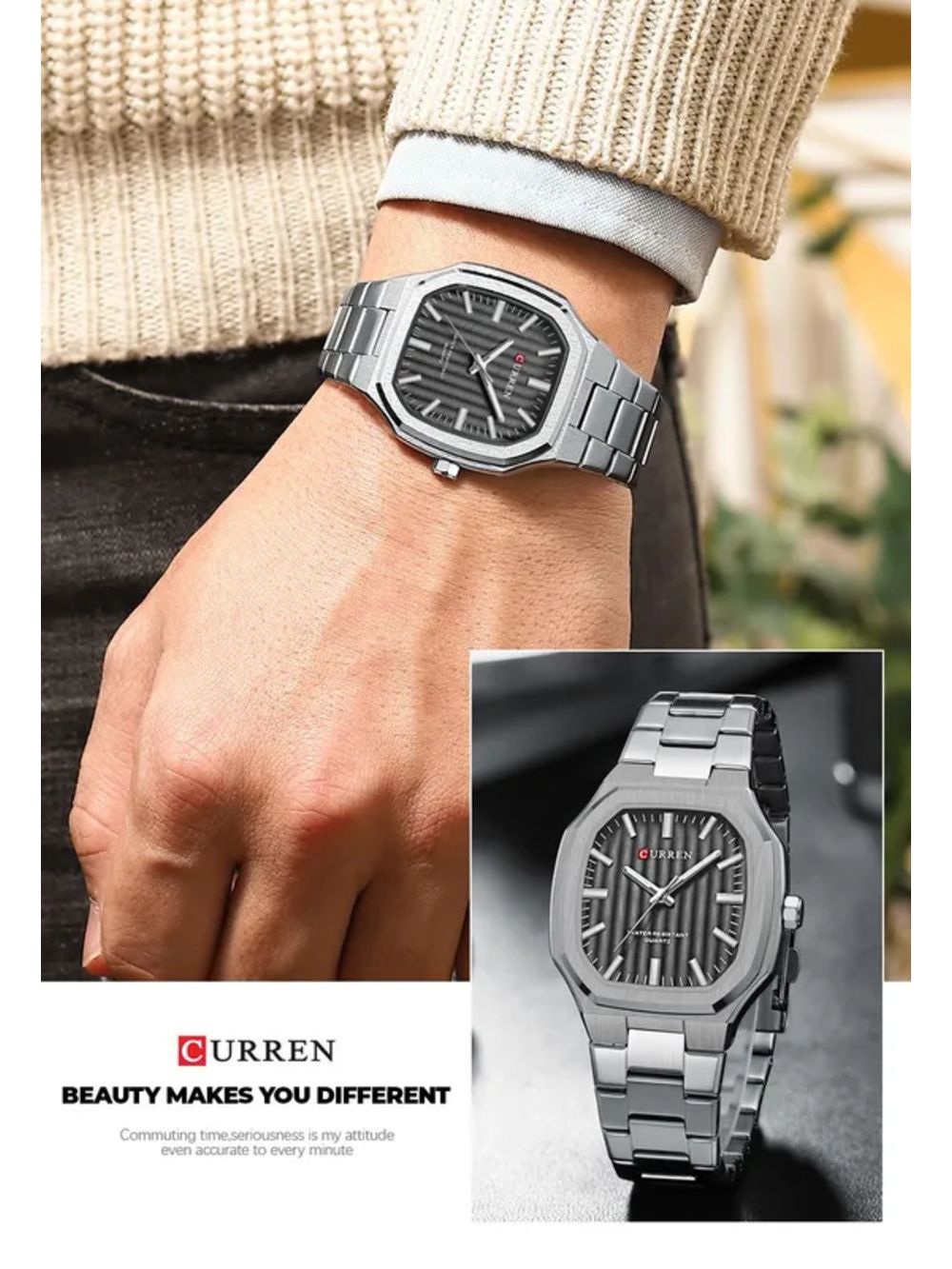 CURREN Часы наручные Кварцевые 8453 купить на OZON по низкой цене ...