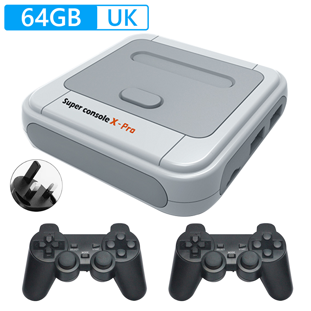 Игровая приставка Super Console X PRO с двумя беспроводными геймпадами ...
