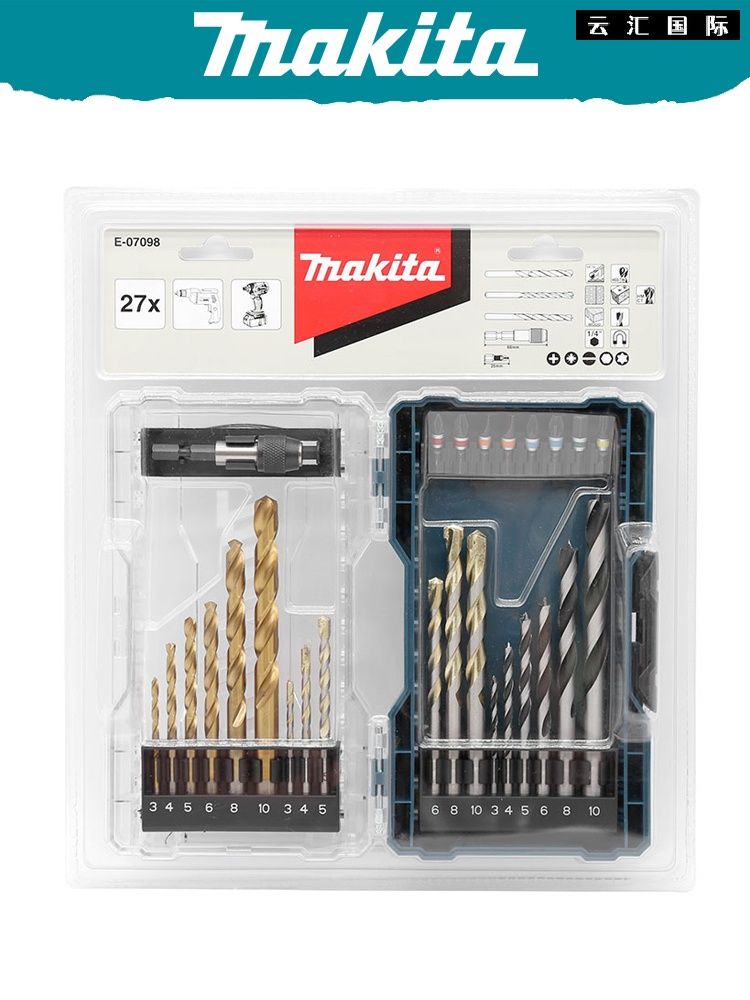 Makita E-07098 Набор комбинированных сверл по шурупам, 27 шт ...