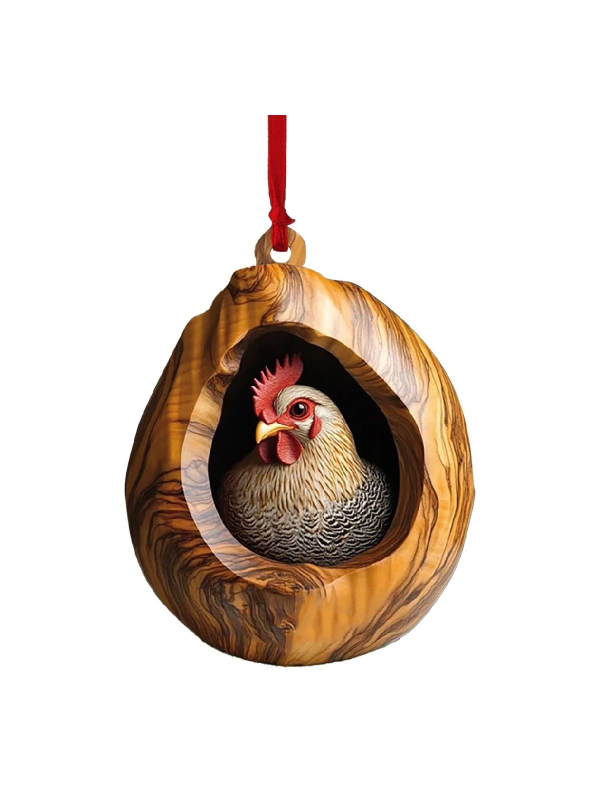 Акриловые подвески на елку: сова, енот, цыпленок, милые животные ...