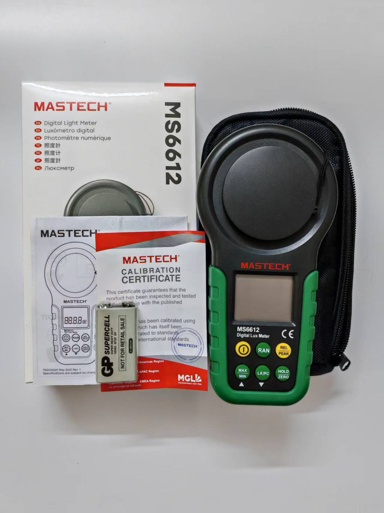 Универсальный измеритель освещенности MASTECH MS6612 Для точных ...