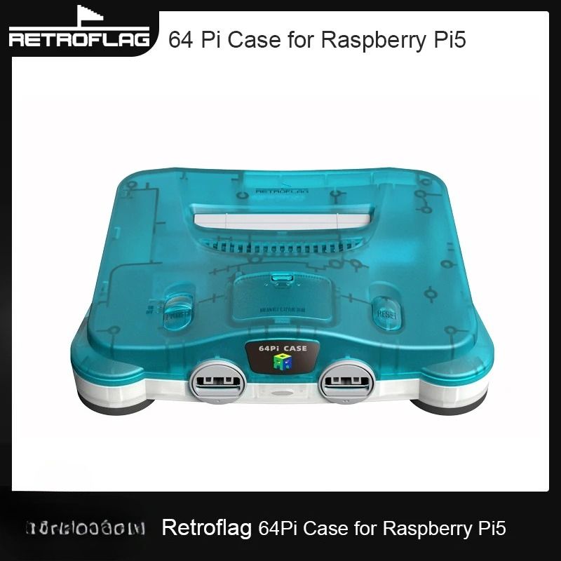 RetroFlag 64Pi Case Игровая консоль Raspberry Pi5, память на SD-карте ...