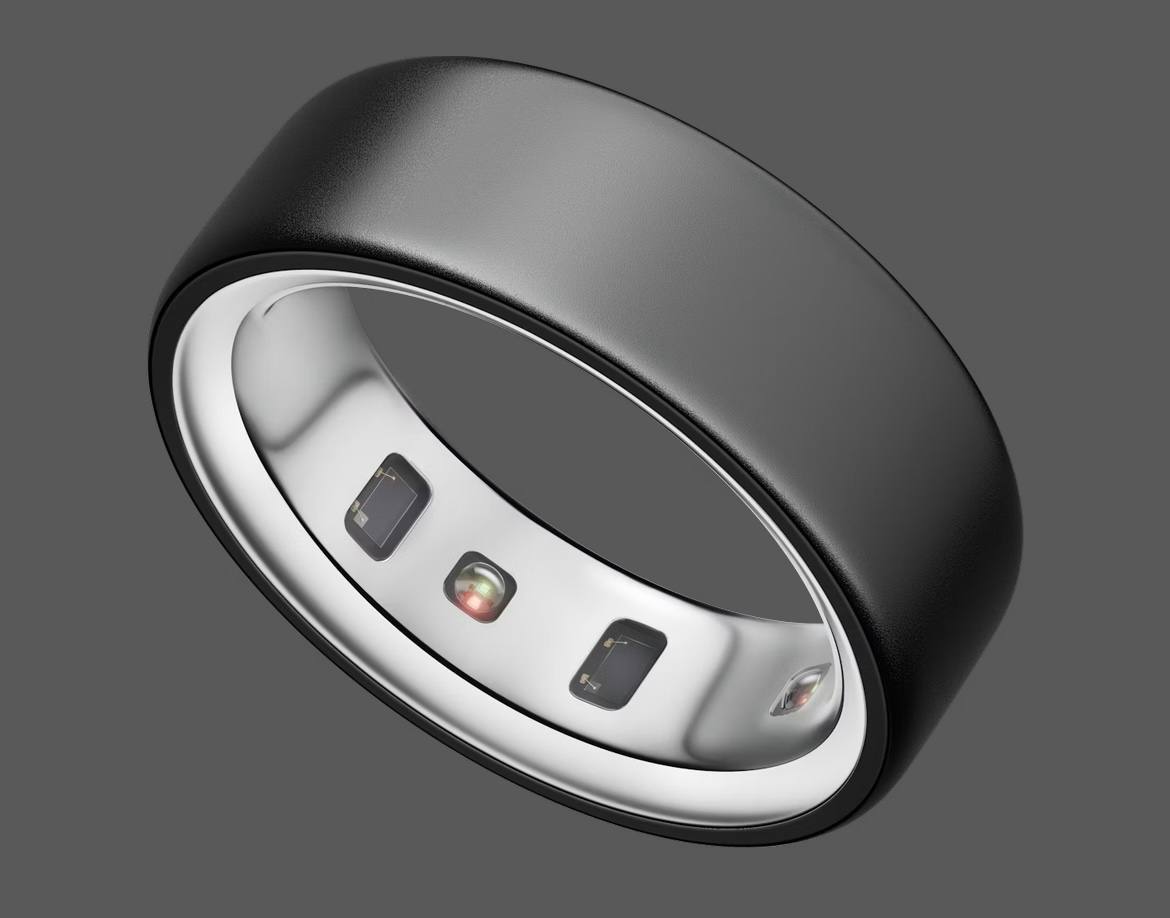 Умное кольцо Oura Ring 4 Stealth Size US10, титан, матовый черный ...