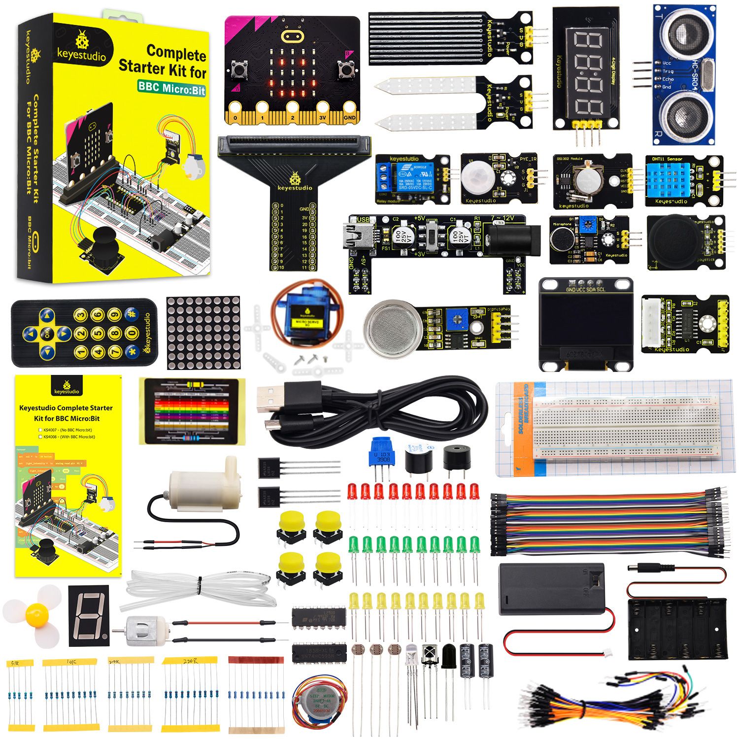 Keyestudio Полный стартовый комплект BBC Micro:bit купить на OZON по ...