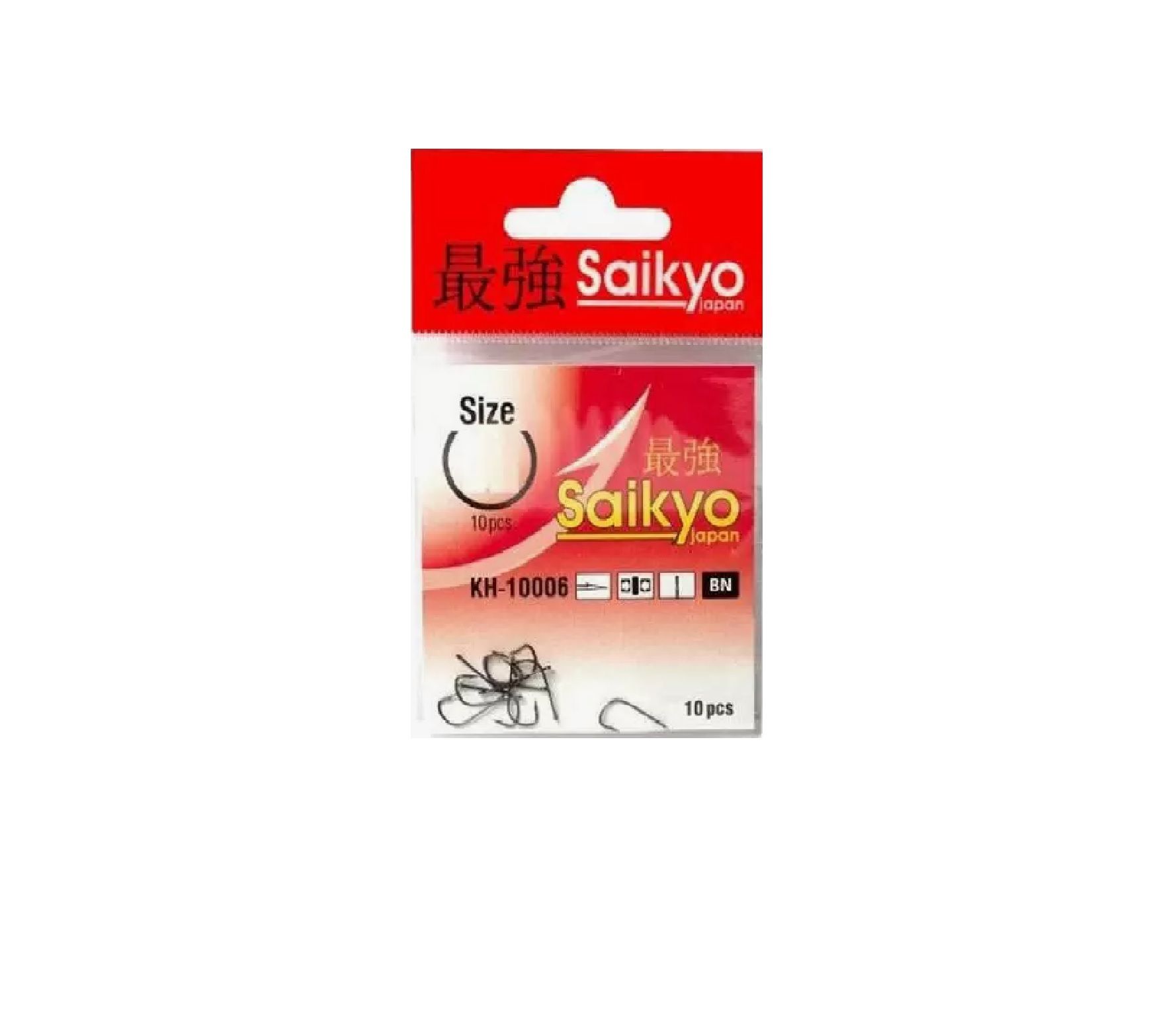 Крючки Saikyo KH-10006 BN № 0.8 (10шт) купить на OZON по низкой цене ...