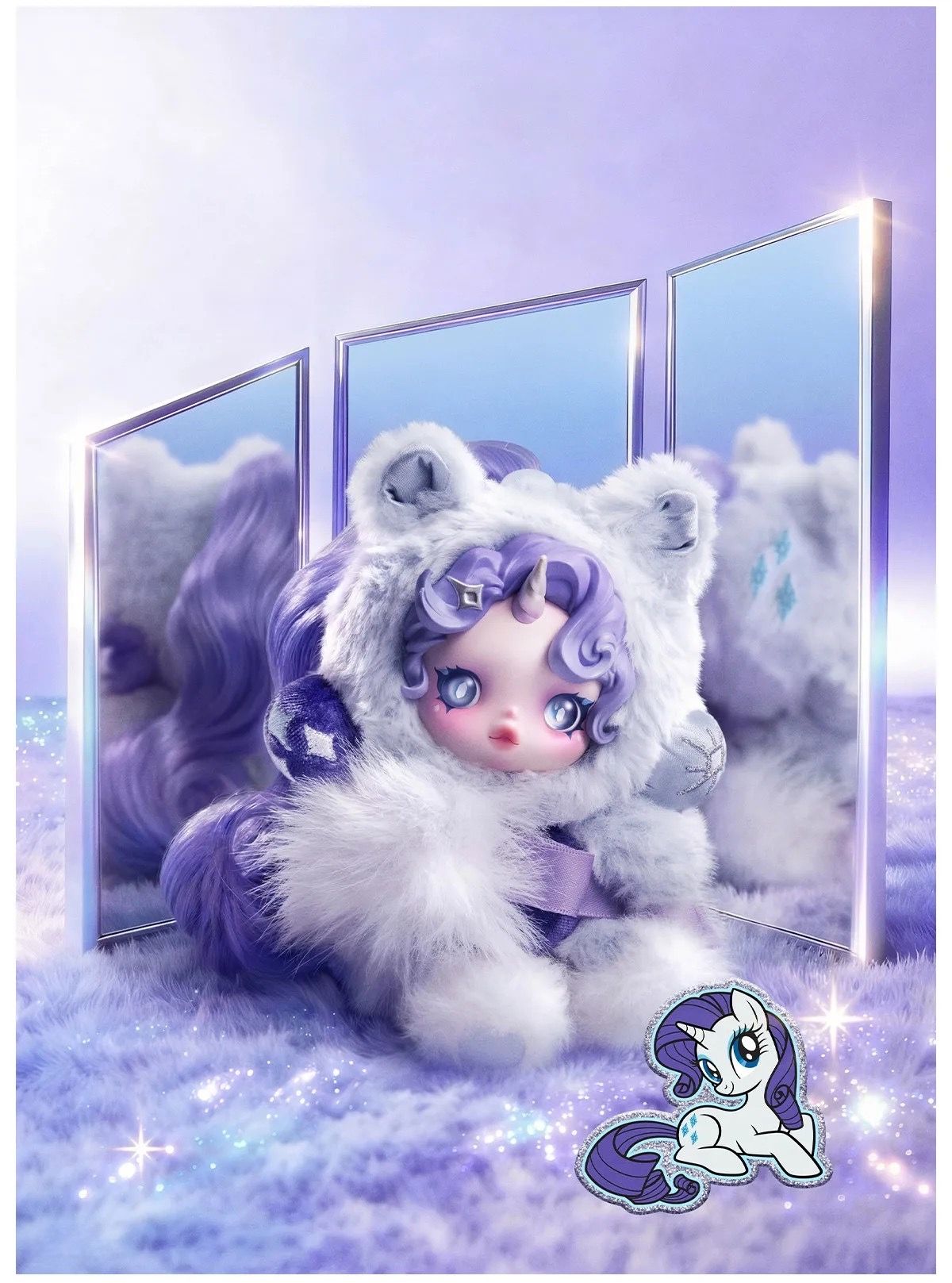 Коллекционная фигурка Слепая коробка POP MART SKULLPANDA My Little Pony ...