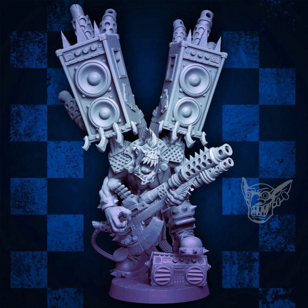 Миниатюра Warhammer 40000. Orks. Гофф-Рокер / Goff Rokker ( 1 модель ...