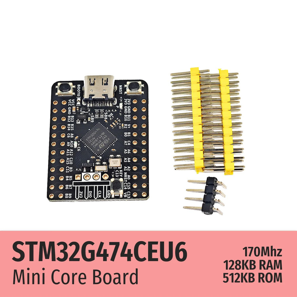 WeAct Studio STM32G474CEU6 отладочная плата на базе STM32G474CEU6 - купить с доставкой по ...