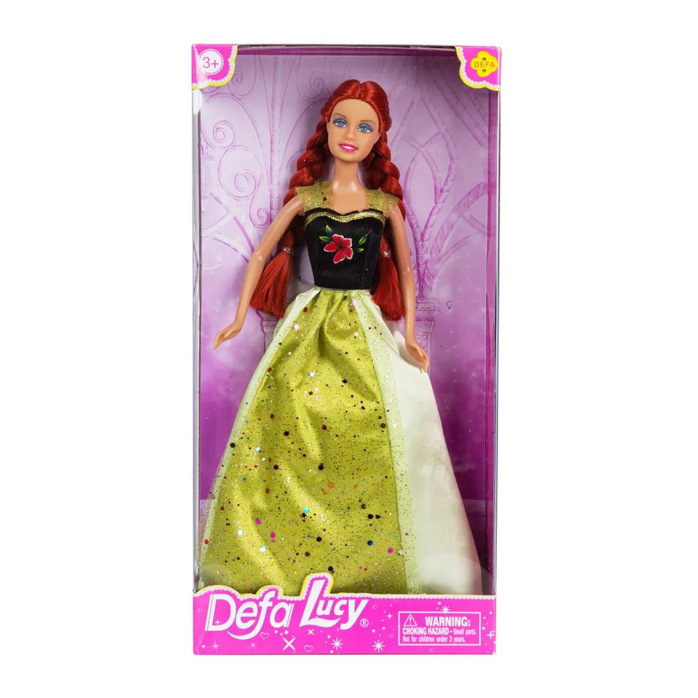 Кукла Defa Lucy Сказочная принцесса 29 см желтый - купить с доставкой ...