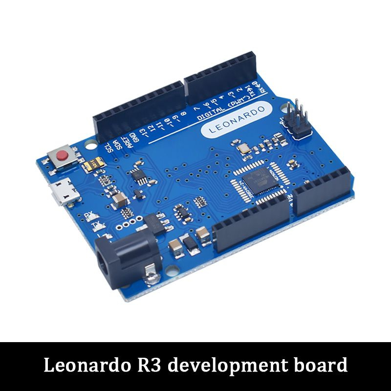 Плата разработки микроконтроллера Leonardo R3 Atmega32u4 с Usb кабелем