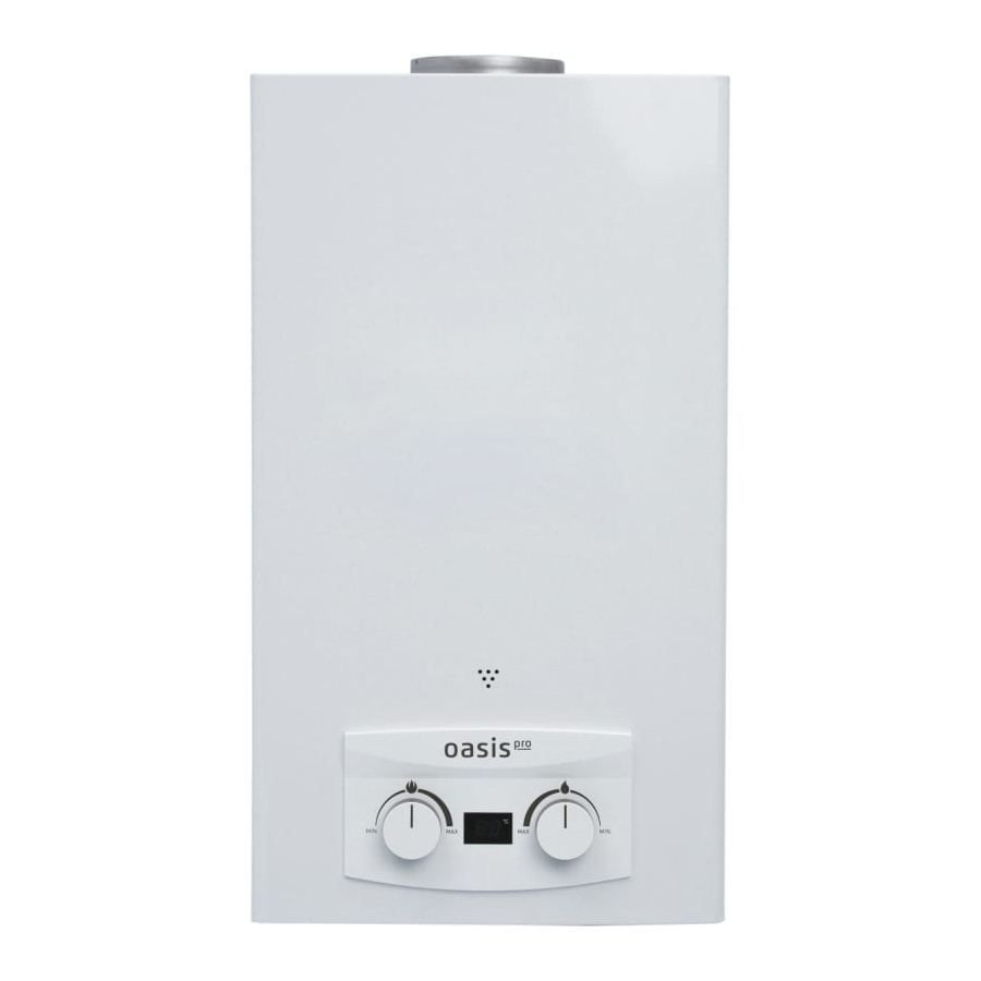 Газовая колонка Оазис PRO WM-10 (20кВт) белая - купить с доставкой по ...
