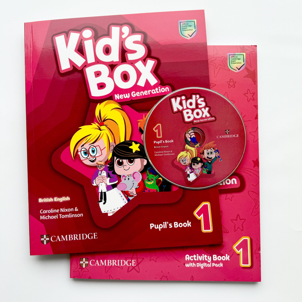 Kid's Box new generation 1, комплект: Pupil's Book (учебник) + Activity Book (рабочая тетрадь ...
