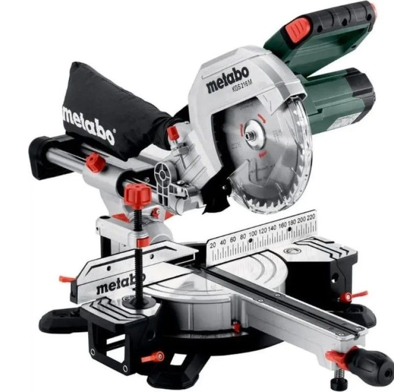 Торцовочная пила с протяжкой Metabo KGS 216 M 613216000 купить на OZON ...