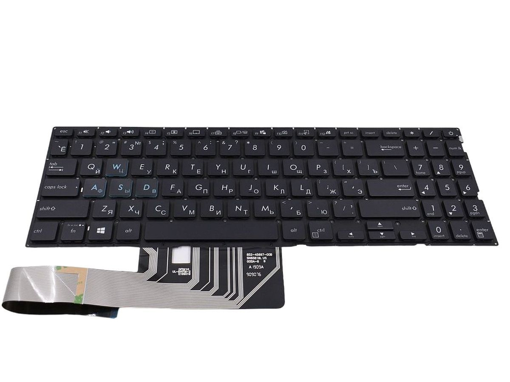 Клавиатура для Asus X571GT ноутбука черная с подсветкой купить на OZON ...