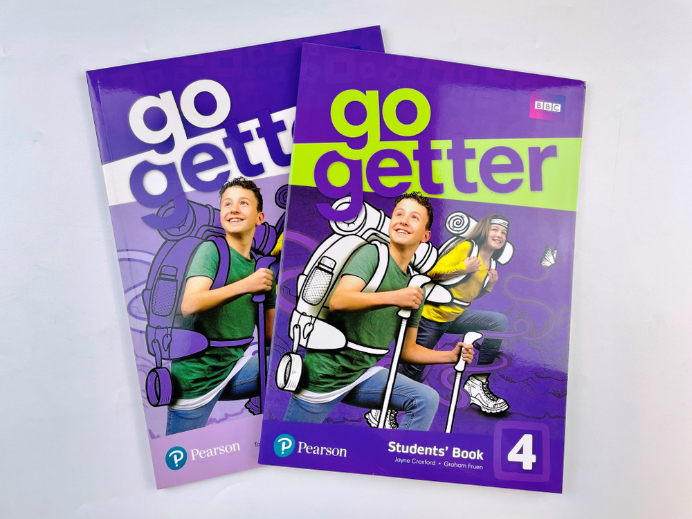 Комплект GoGetter 4 Students' Book + WorkBook набор учебник и рабочая тетрадь Go Getter Pearson ...