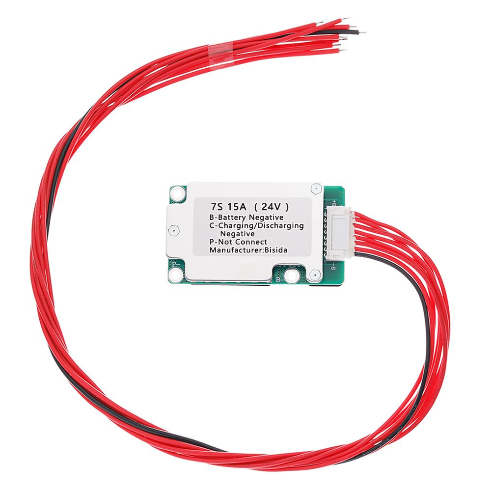 Bisida BMS 7S 24V 15A литий-ионный аккумулятор зарядки защиты платы ...