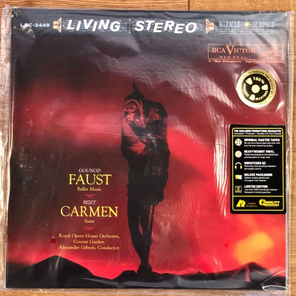 Виниловая пластинка Виниловая Пластинка Gounod Bizet - Royal Opera ...